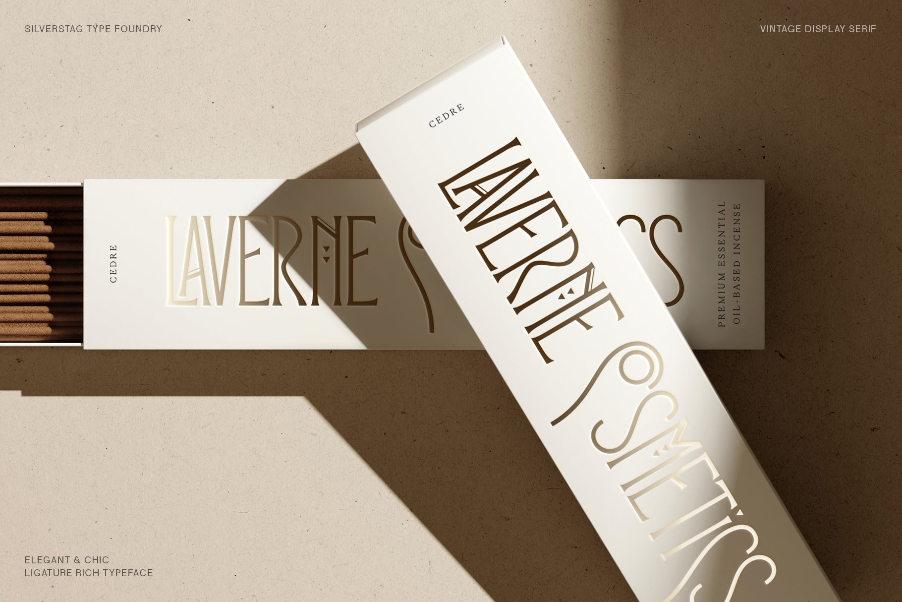 Reina Sofía A Vintage Display Serif Font With 150 Ligatures