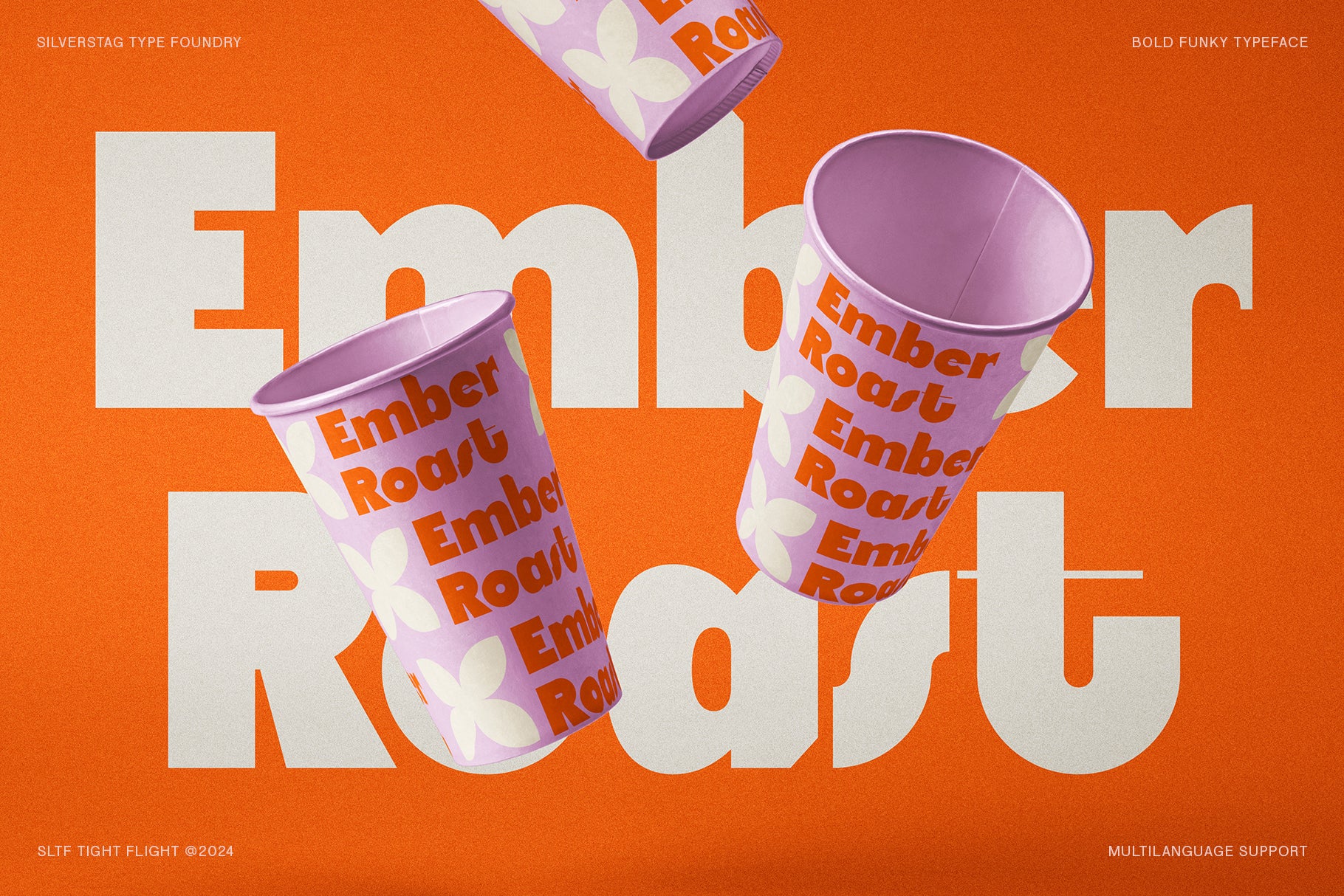 SLTF Tight Flight – A Bold & Funky Sans Serif Typeface with Geometric Flair