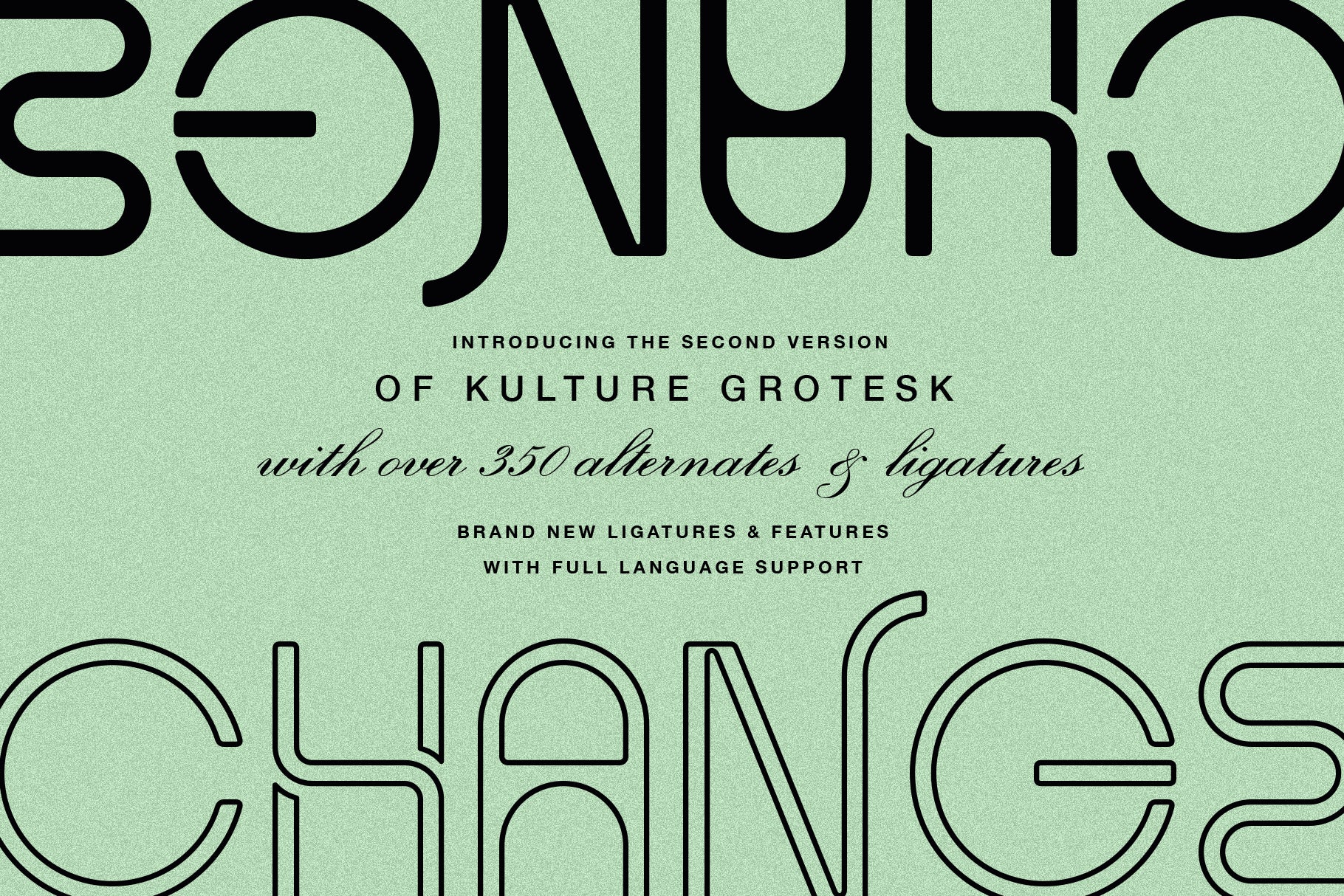 Kulture Grotesk – A Modern Grotesque Typeface with 4 Styles & 350 ...